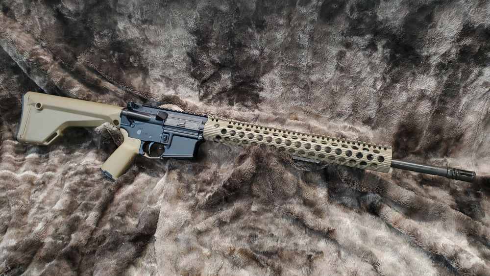 Colt AR-15A4 5.56 NATO 20" Rifle – Troy Alpha Rail – FDE Magpul – USED ...