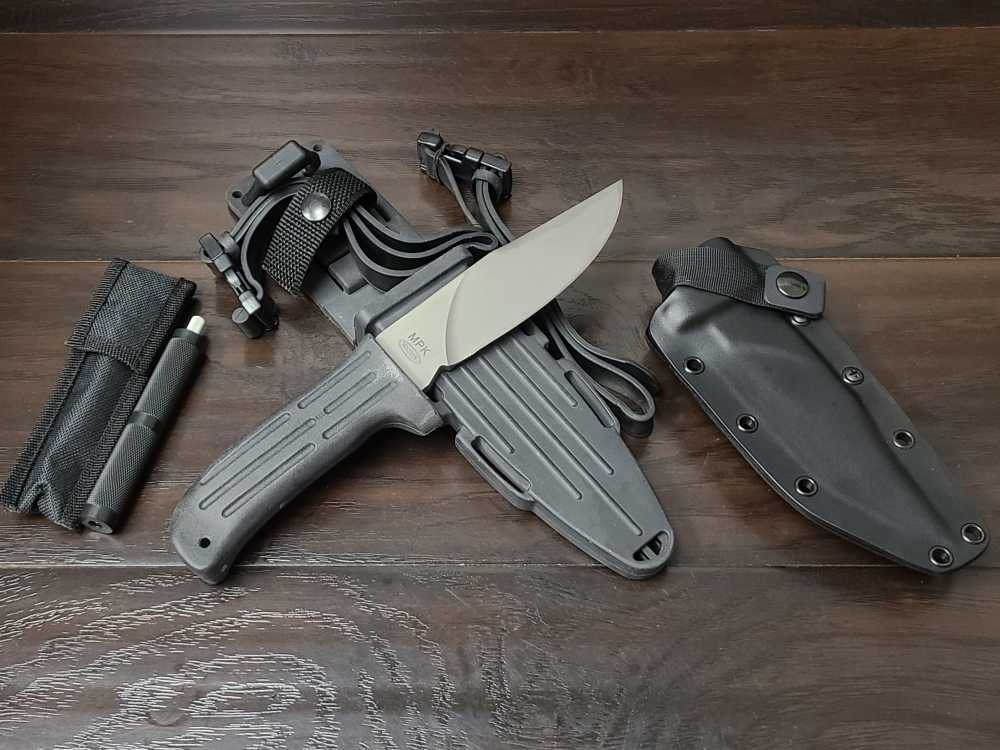 Mission MPK-10 TI Titanium Dive Knife w/ Sheaths, Leg Strap ...