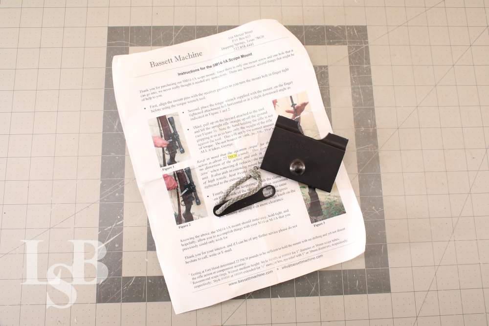 Basset Machine SM14-1A Side Optics Mount for the M1A - Aluminum & Steel ...
