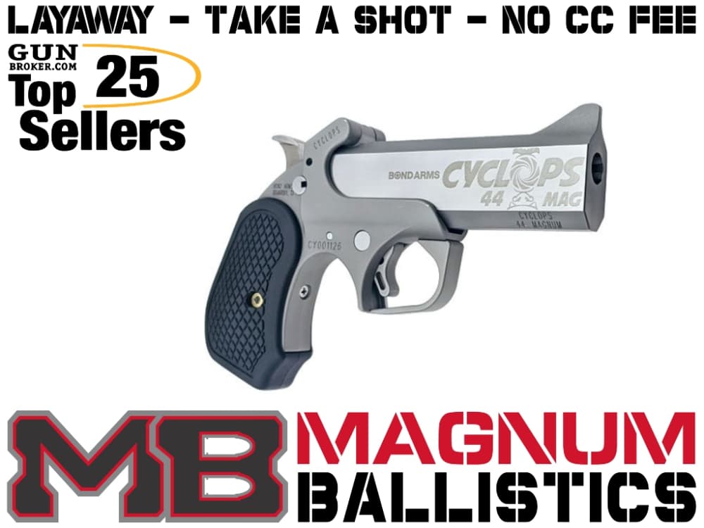 Bond Arms Cyclops Big Bore 44 Mag 855959006067 - Single Shot Pistols at ...