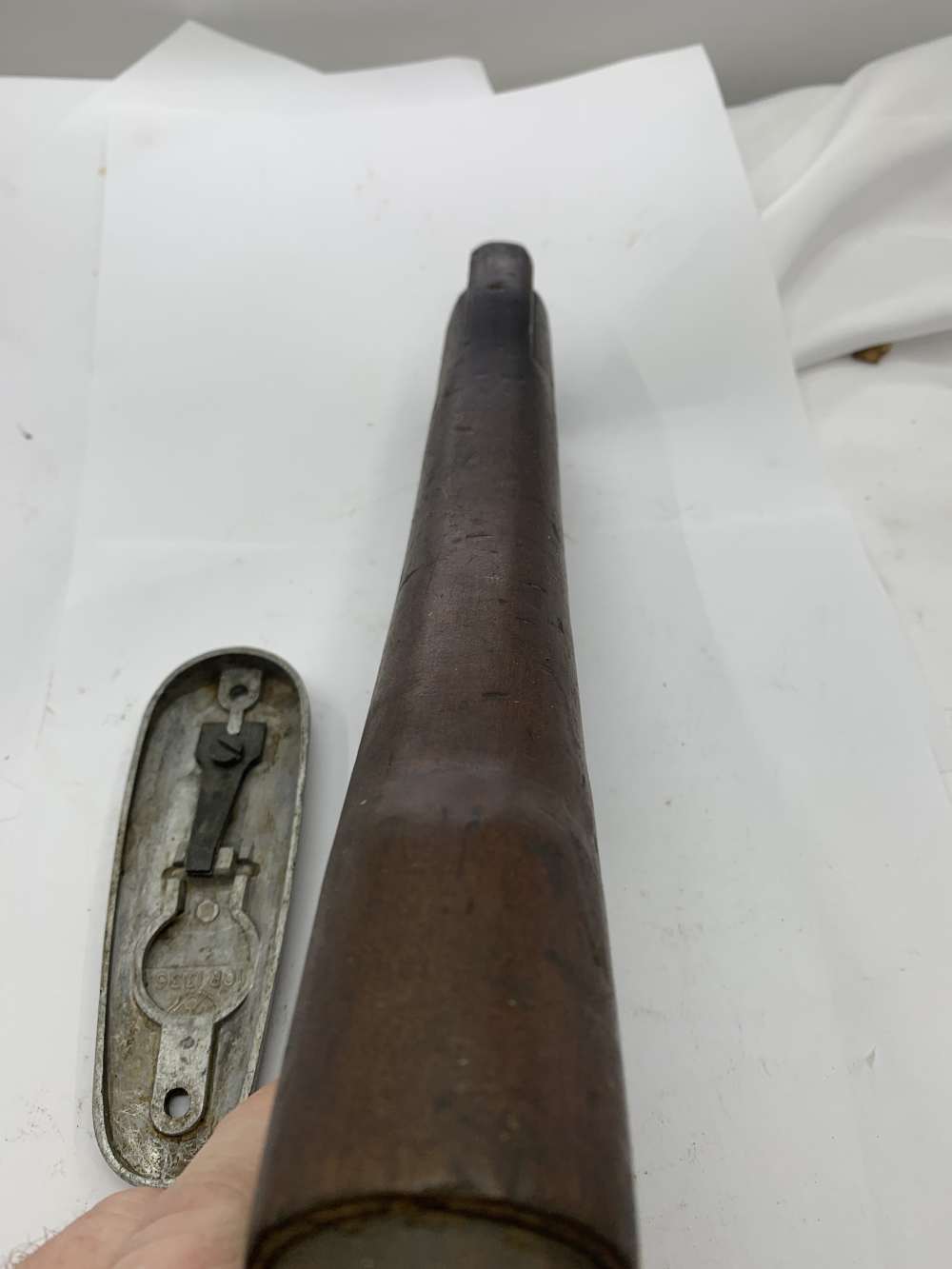 #5 FAL L1A1 WOOD STOCK WITH BUTT PLATE (NO HARDWARE) VERY GOOD ...