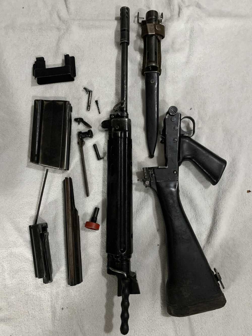 IMBEL FAL PARTS KIT. GOOD USED CONDITION WITH EXCELLENT BORE - Rifle ...
