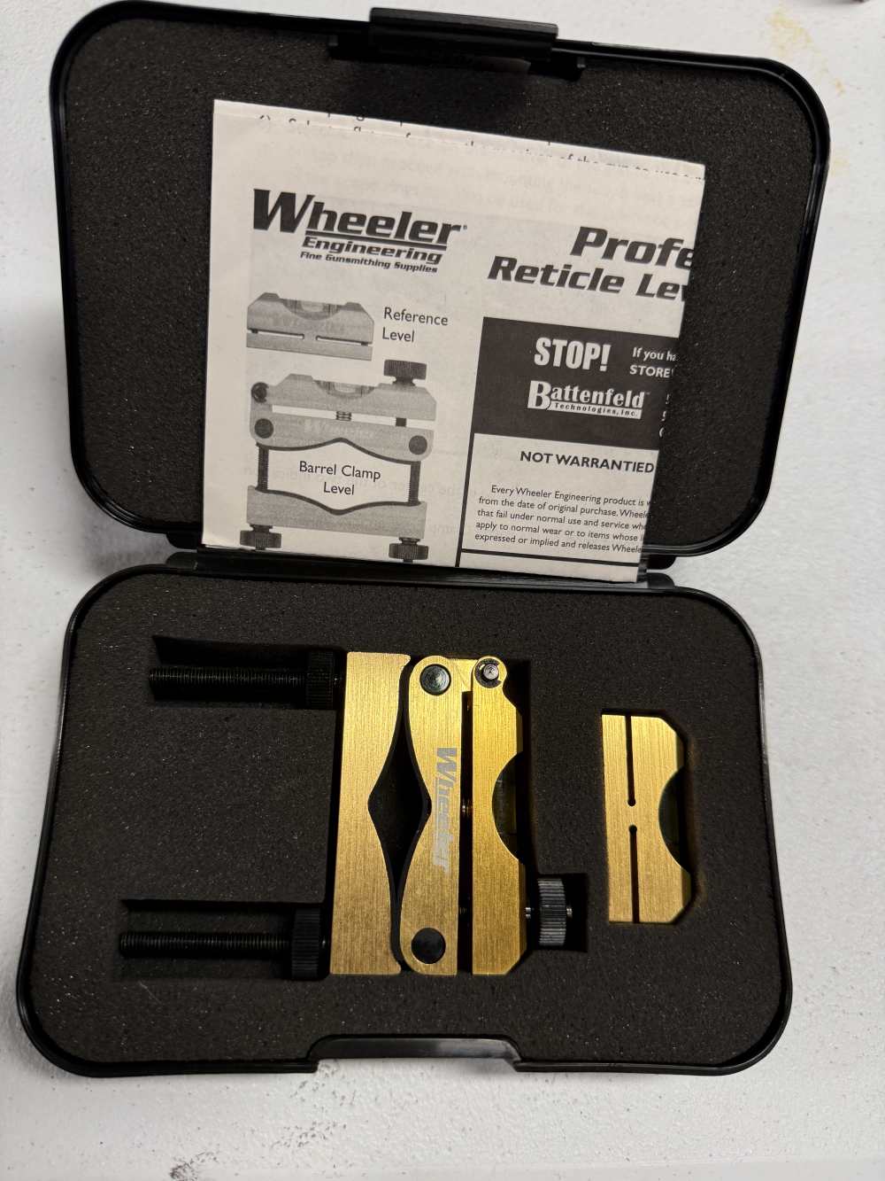 Wheeler Engineering Barrel Clamp Level - Gunsmithing Tools & Gunsmith ...