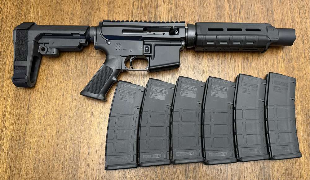 PSA Marauder 7” AR-15 Bear Creek Side Charger 6x Magpul PMAG 30 - Semi ...