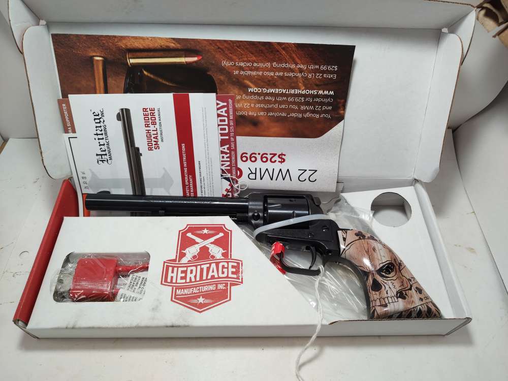 Heritage RR22B6 DMH .22LR SA 6 shot revolver - Revolvers at GunBroker ...