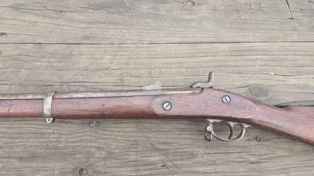 Antique Civil War Sprinfield Rifle Musket 1863 Widsor VT .58cal ...