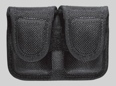 Bianchi 17400 7301 speedloader pouch double black accumold hook & loop ...